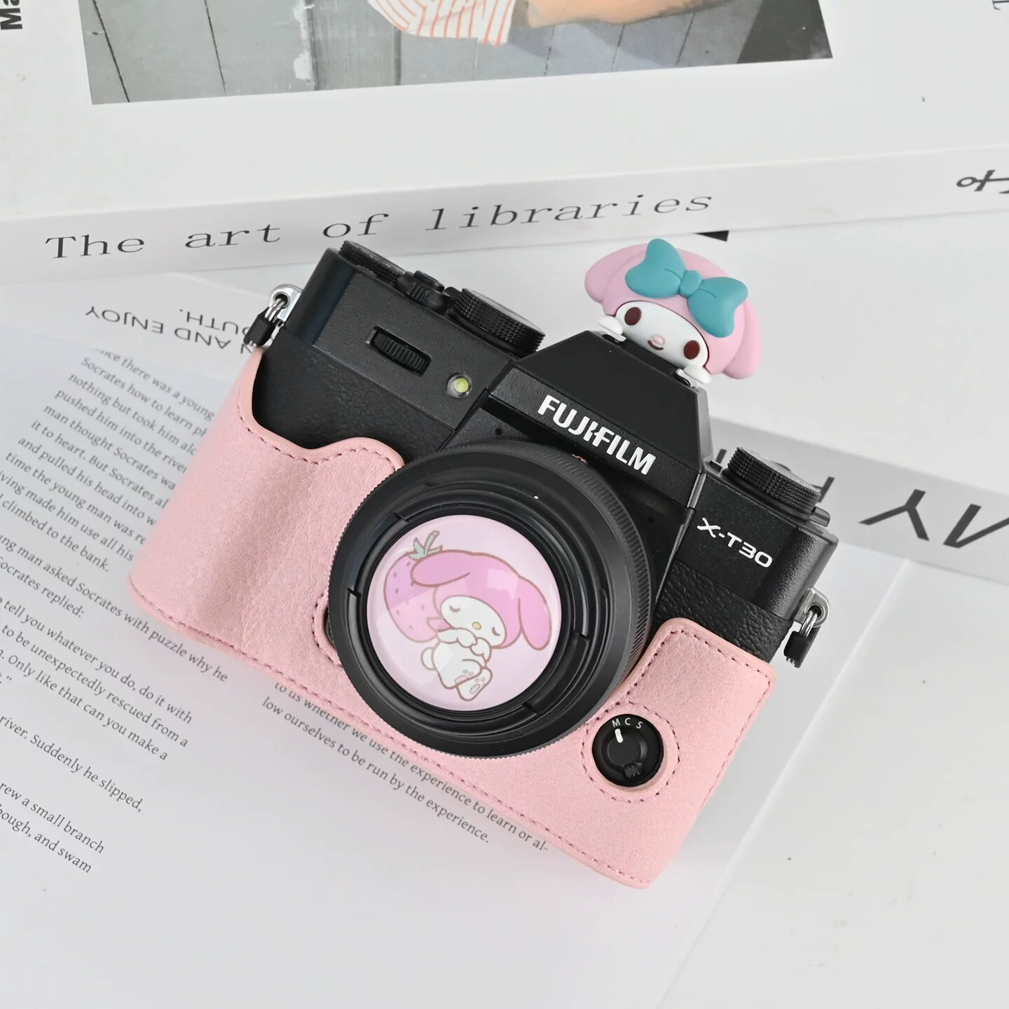 Розовый базовый элемент Fuji XT30II/XT30 с комплектом My Melody и ремешком 306 для камер серии X
