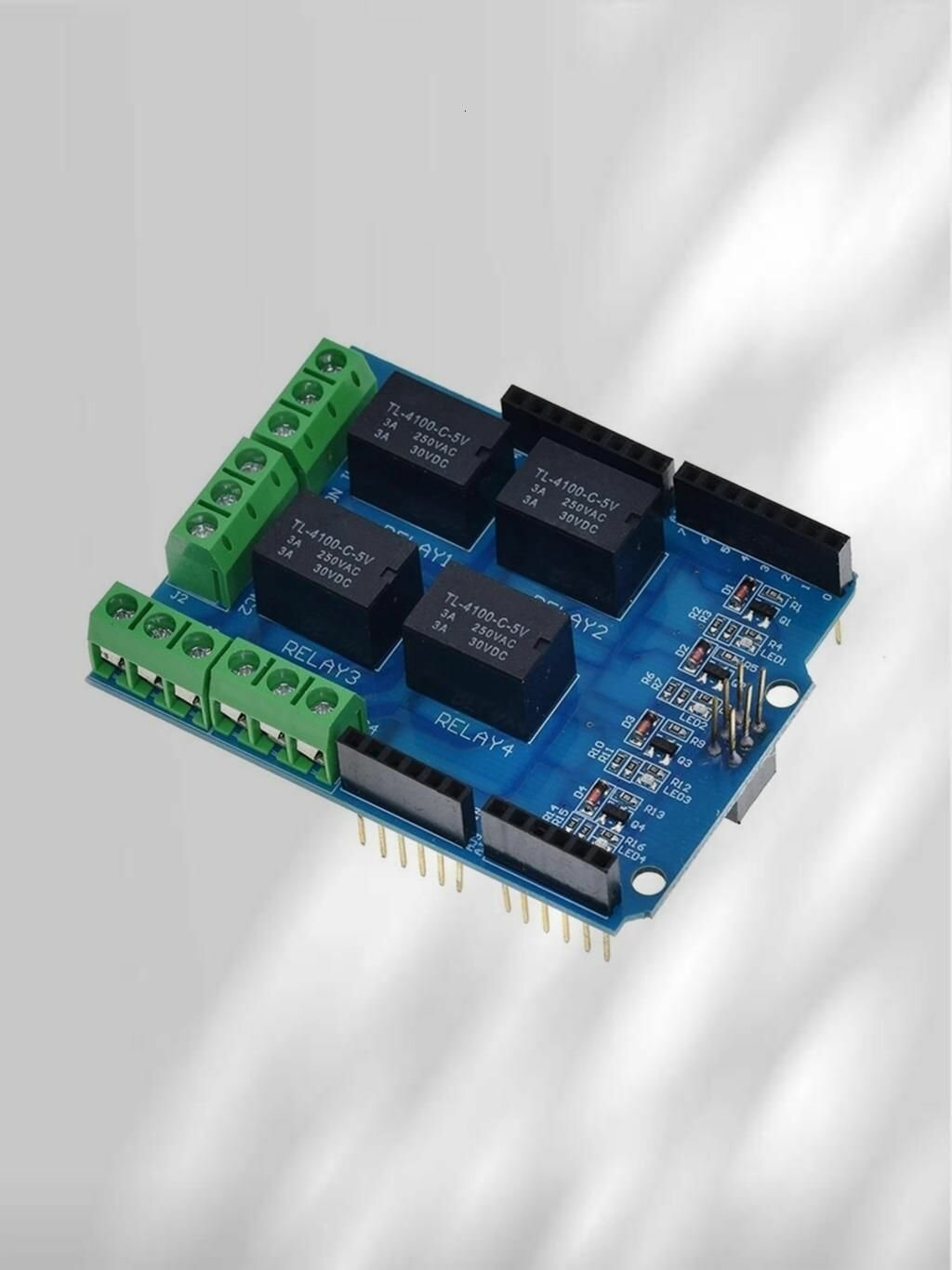 4-канальный программируемый модуль реле DC5V