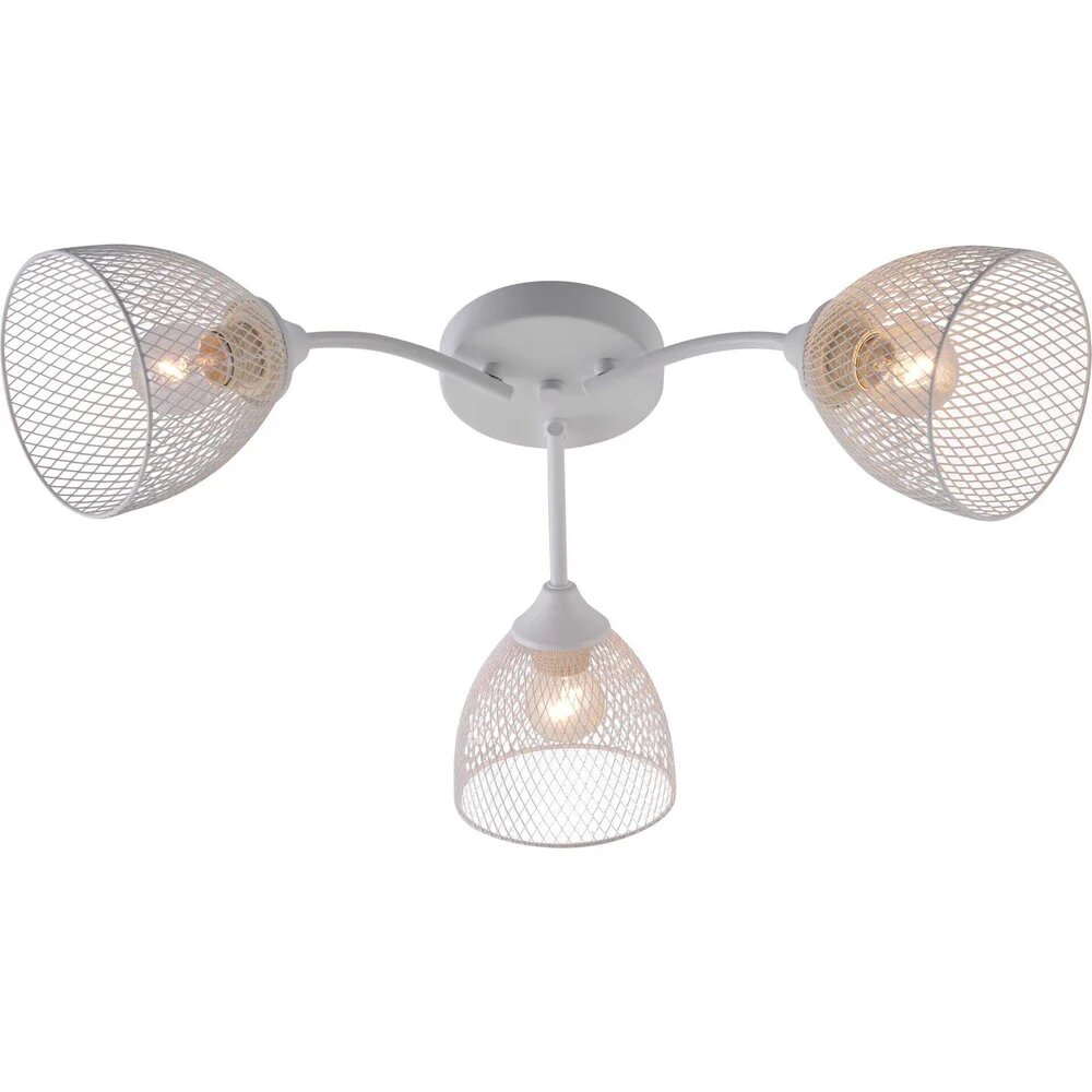 Люстра Schaffner 3xE27/60W (59*59*21) Arriba 4430-3 WH