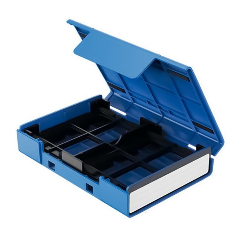 Контейнер для жестких дисков ABS, 4x2.5" или 1x3.5", Синий