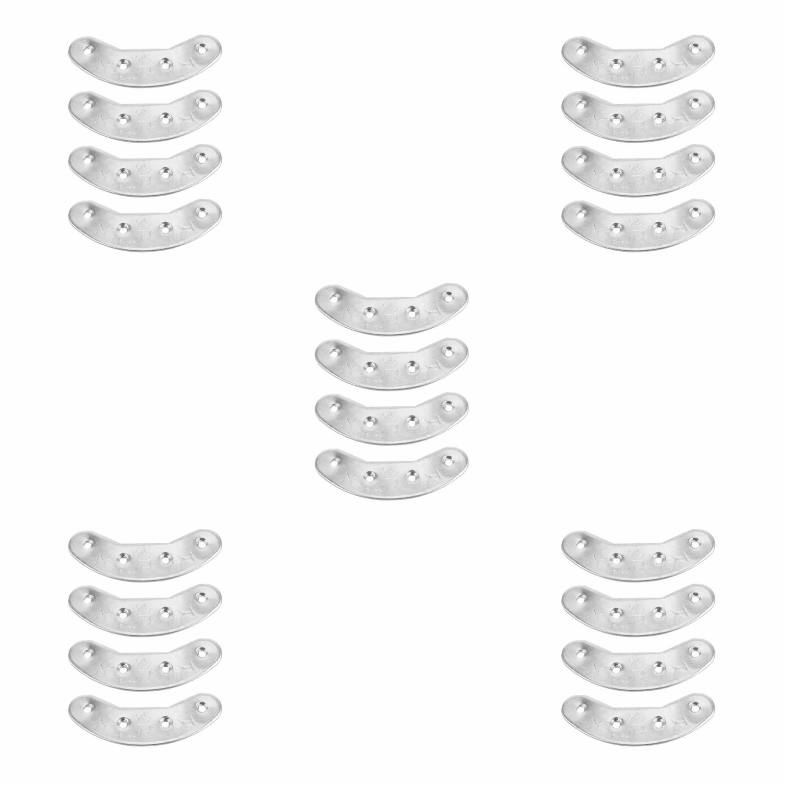 Набор из 10 пар железных подошвенных пластин серебристого цвета для мужских ботинок, защита и ремонт каблуков