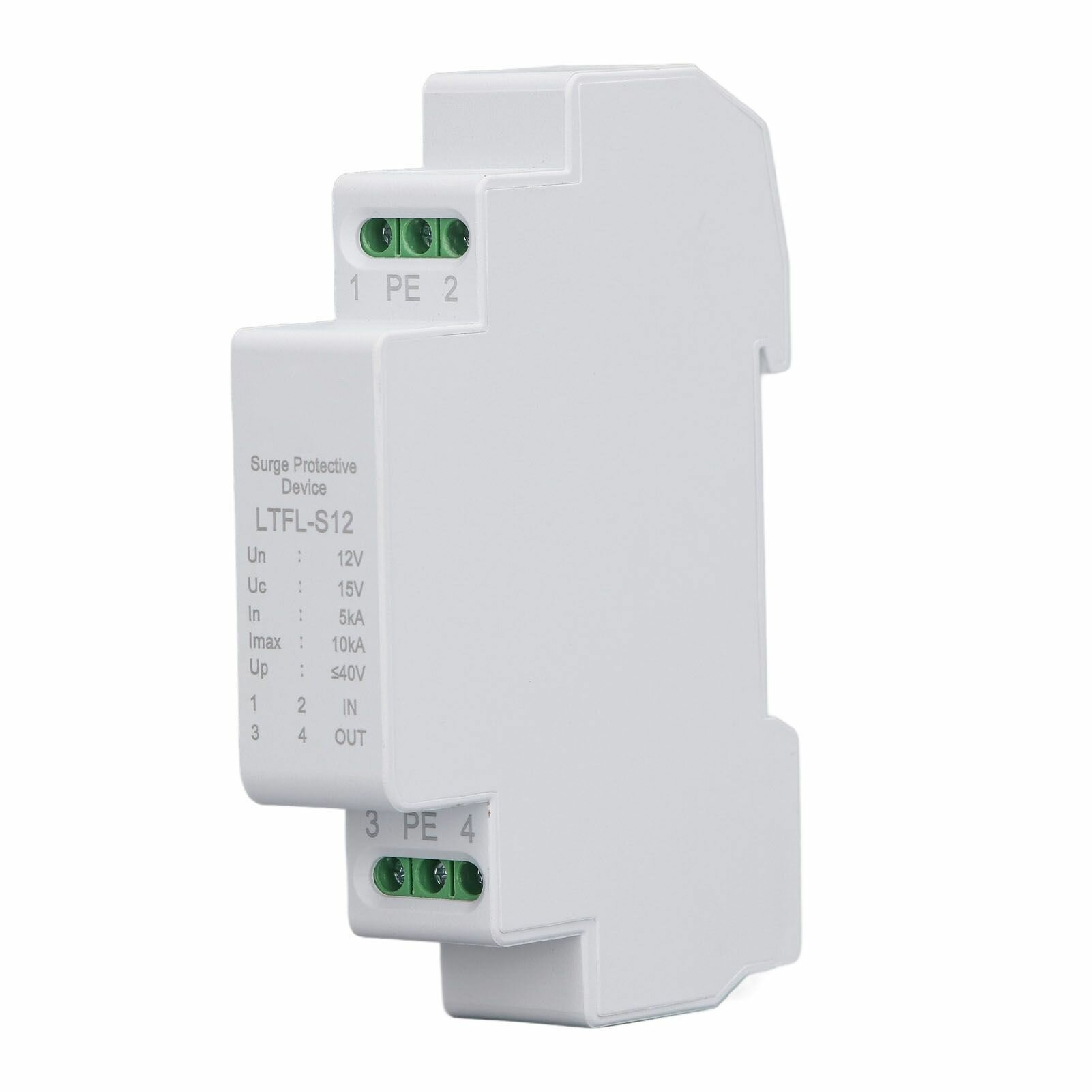 Устройство защиты от перенапряжения IP20 12 В 5 10KA RS485 Модуль ограничителя перенапряжения управляющего сигнала