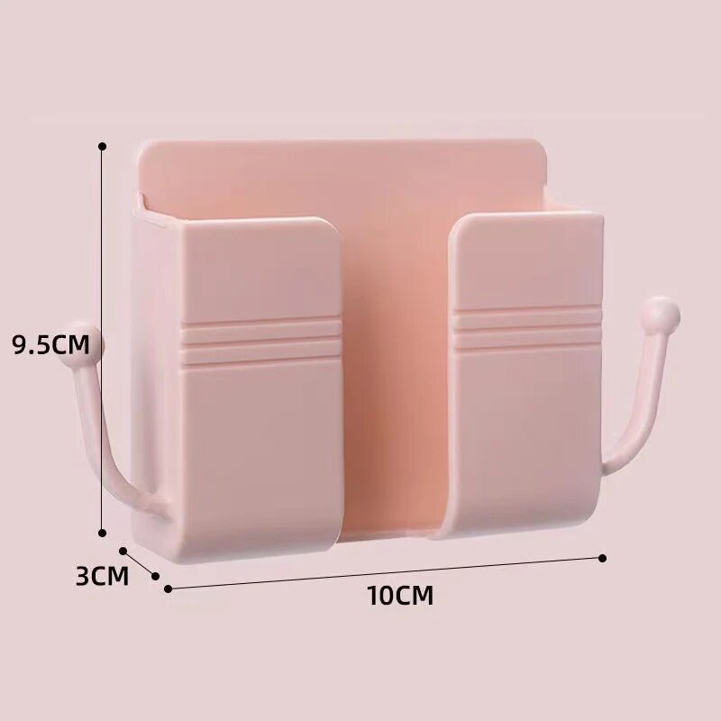 Настенный органайзер для пультов и телефона Розовый, pink