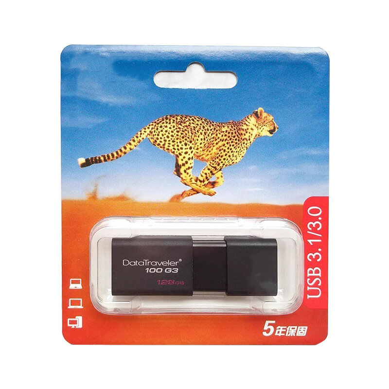 Супермаркет Хит продаж Kingstone [Dun DT100G3 USB флеш-накопитель большой емкости 128GB высокоскоростной 3.0 для офиса и автомобиля 16GB 32GB
