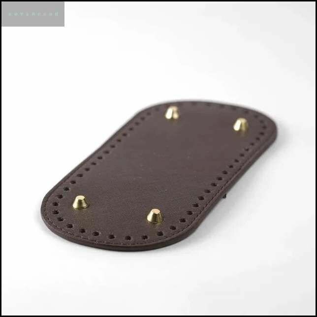 Дно для сумки на ножках белое из искусственной кожи 10*22 см. Основание клатча и косметички