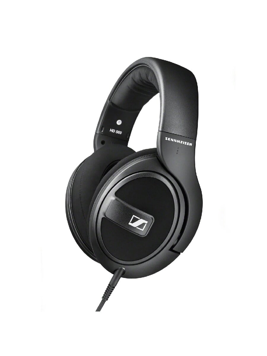 Наушники Sennheiser, HD 569, полноразмерные, черные, оголовье, мягкие амбушюры