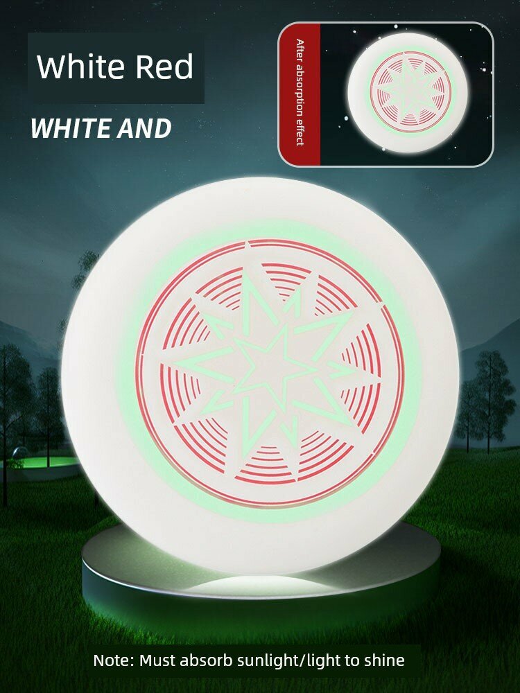 Детский светящийся безопасный мягкий диск-фрисби, светящийся летающий диск, который можно метать и бросать, игрушка для