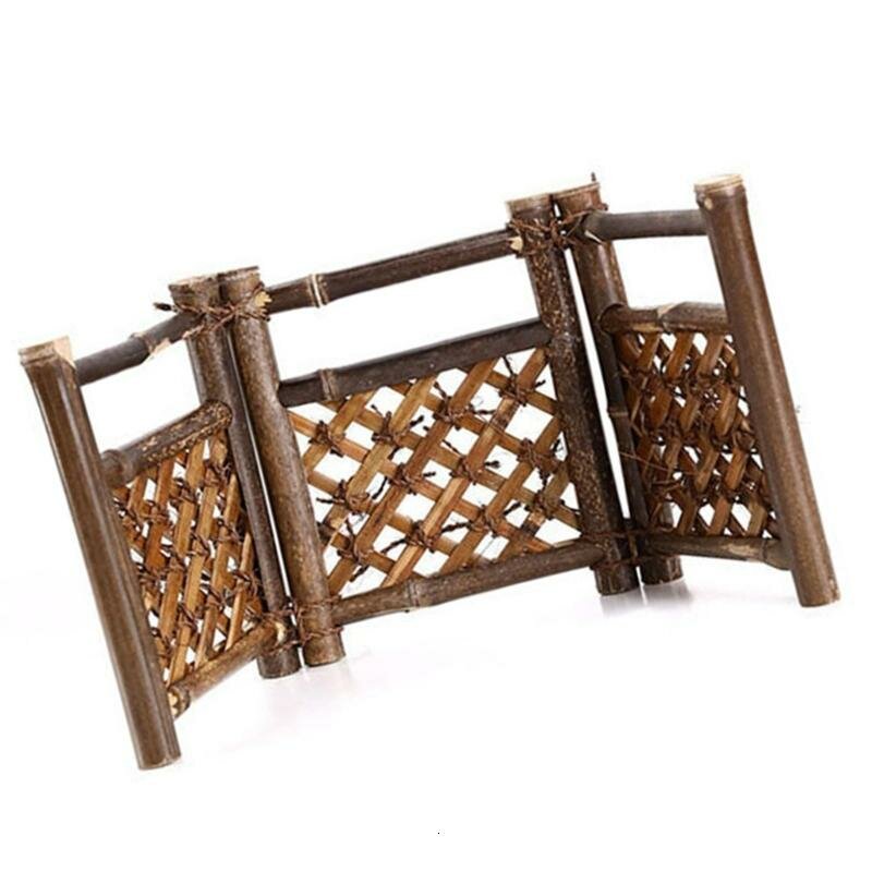 Бамбуковые продукты Бамбуковая загородка загородки малая пурпурная бамбуковая рамка экрана-Труба из фиолетового бамбукового экрана с тройной сеткой