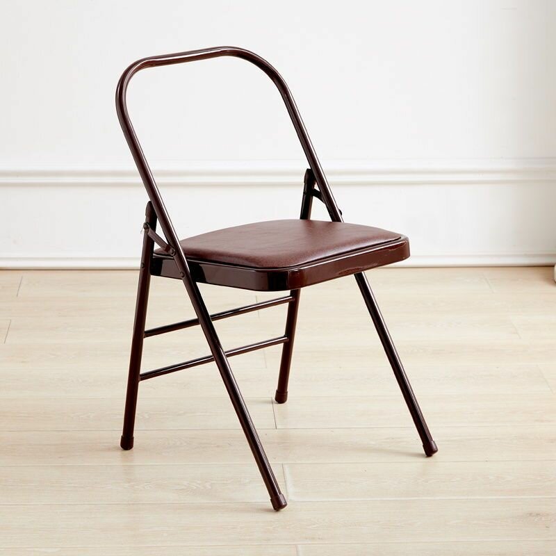 Стул для йоги, профессиональный универсальный стул для пилатеса в стиле Айенгар, с поверхностью из полиуретана, для домашнего использования, утолщенный, специализированный складной стул.