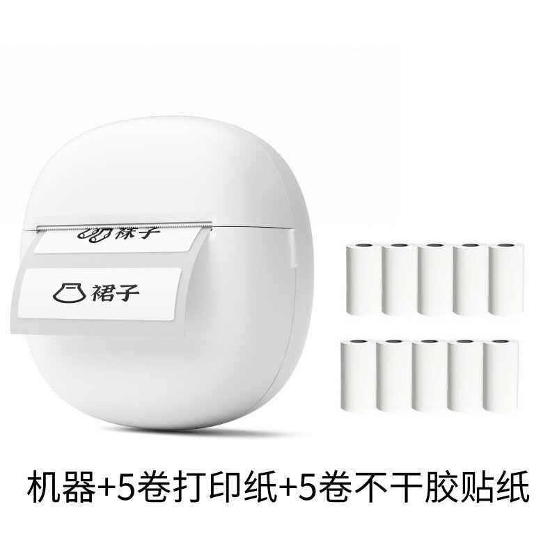 Мини-принтер LUCKJINGLE-A2, портативный принтер, этикетки, стикеры, Bluetooth, мини-термопринтер