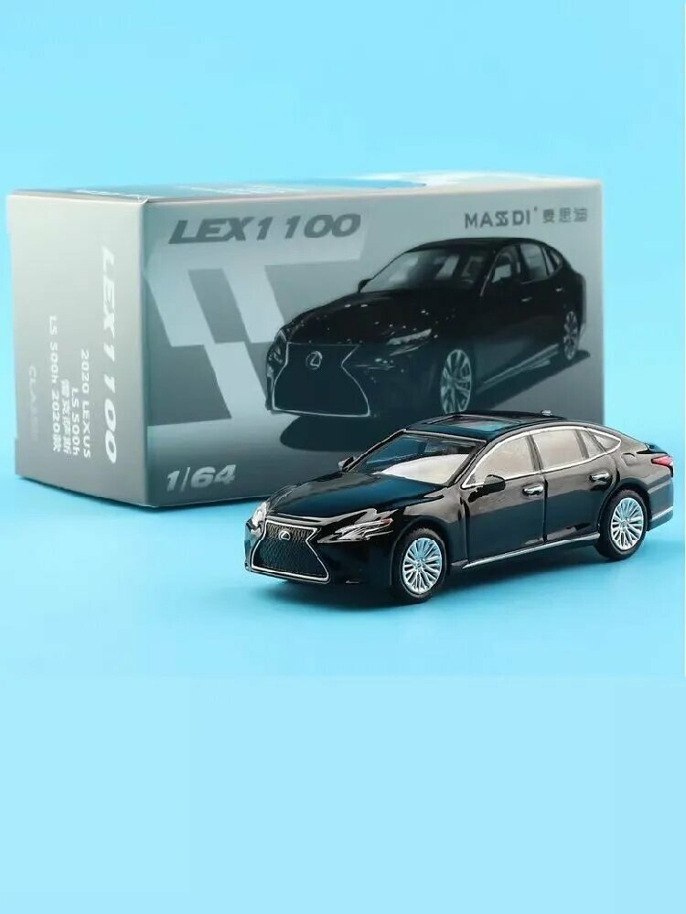 Машинка металлическая модель Masdi 1:64 Lexus LS500h Black