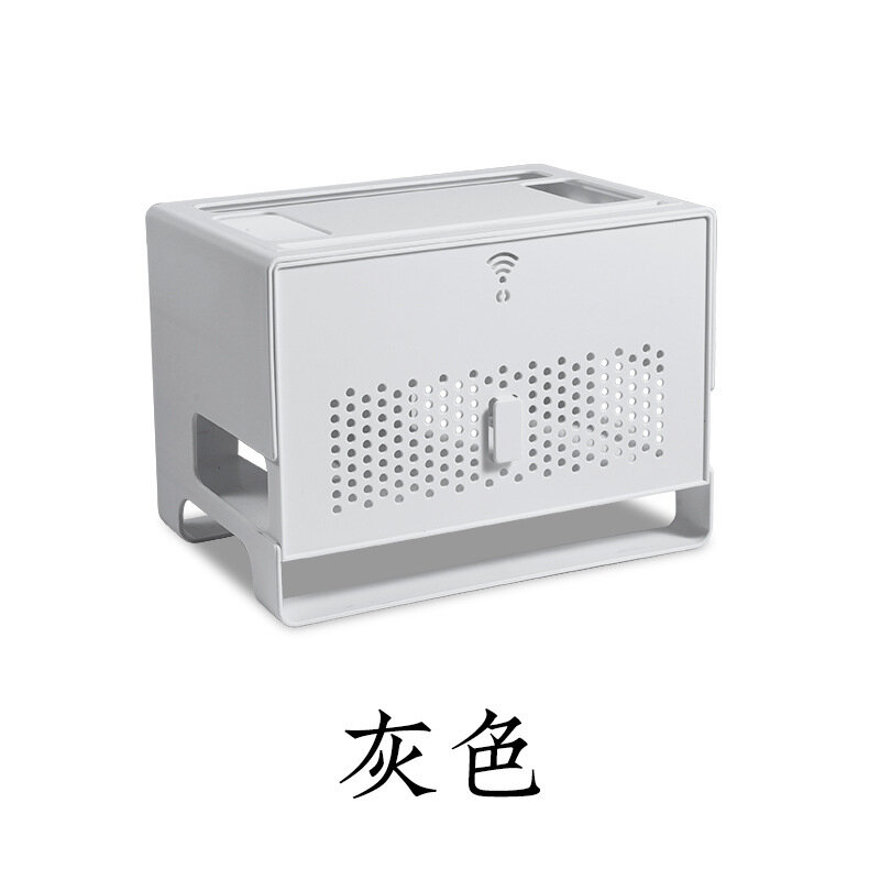 Многофункциональный ящик для хранения домашнего роутера с премиальным дизайном, пластиковый настольный органайзер для кабелей, простой офисный хаб-бокс.