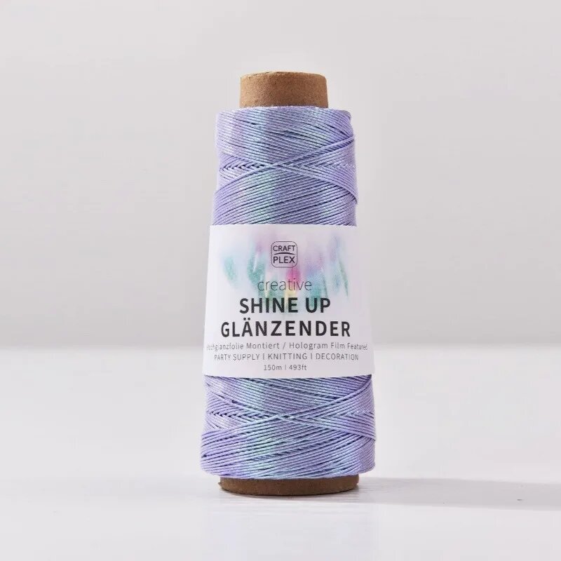 Голографическая металлическая нить для рукоделия 1мм Color 15