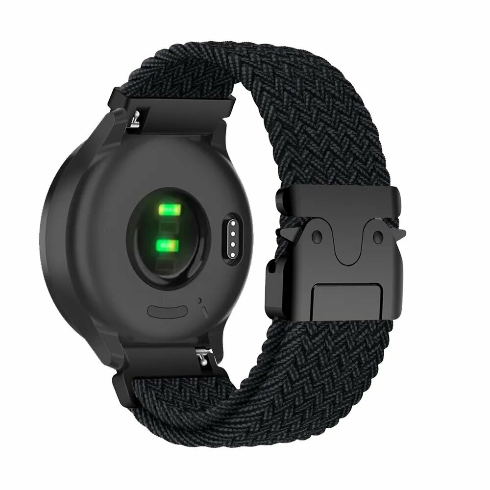 Нейлоновый спортивный ремешок для Garmin Vivoactive 5, Эластичный тканевый Ремешо с магнитной застёжкой
