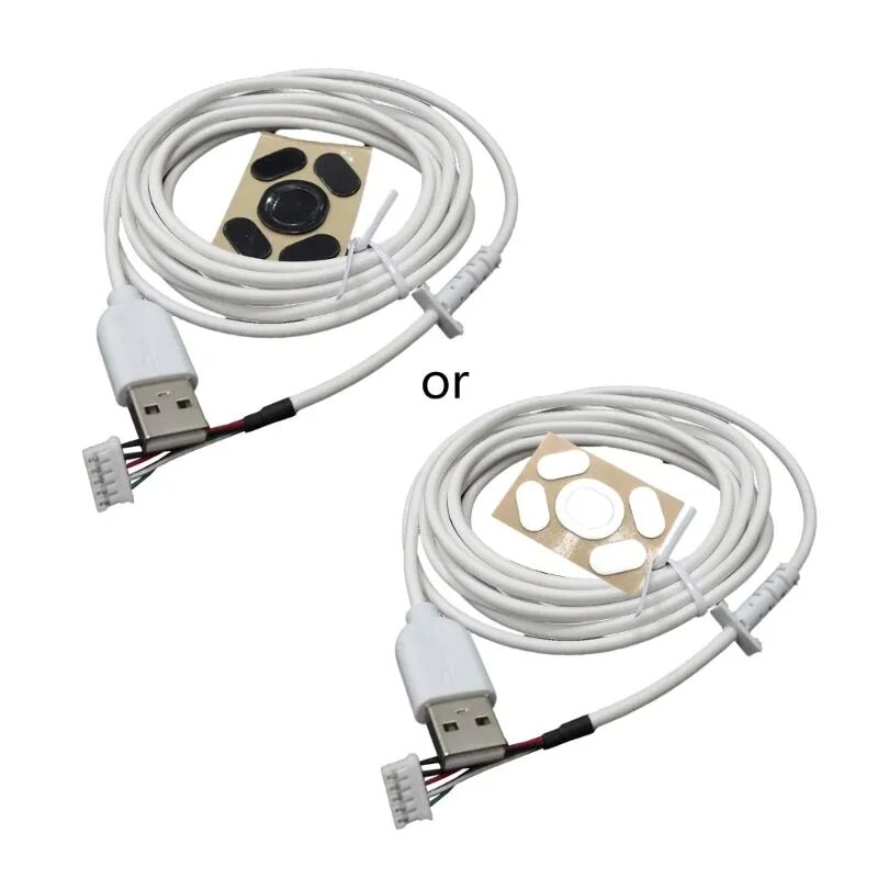 1 комплект прочного USB-кабеля для мыши, шнур и ножки для игровой запасной части G102, аксессуар для ремонта