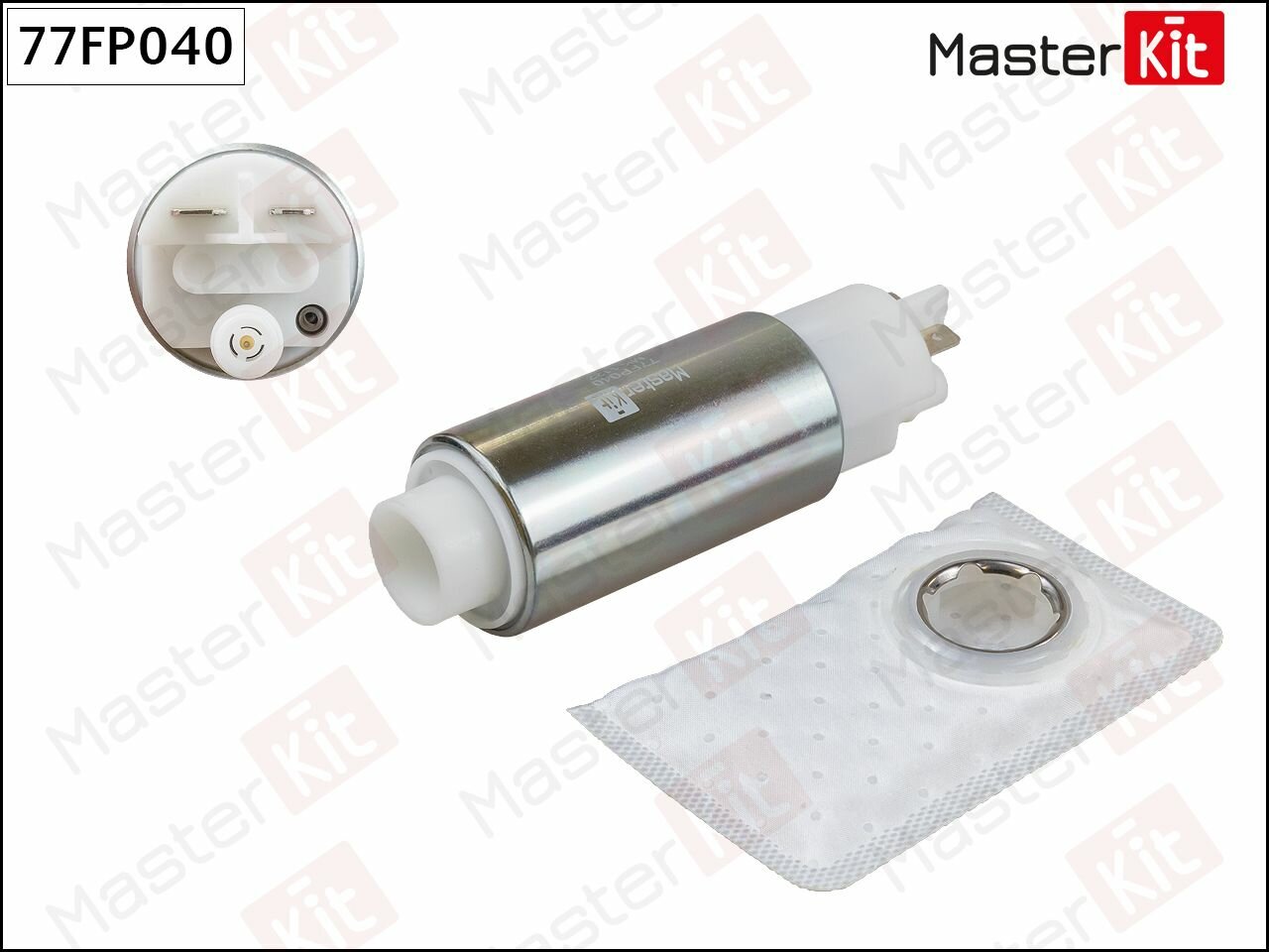 Насос топливный Citroen C5 IIRC 04-Peugeot 206307406 95- 3bar MasterKit 77FP040