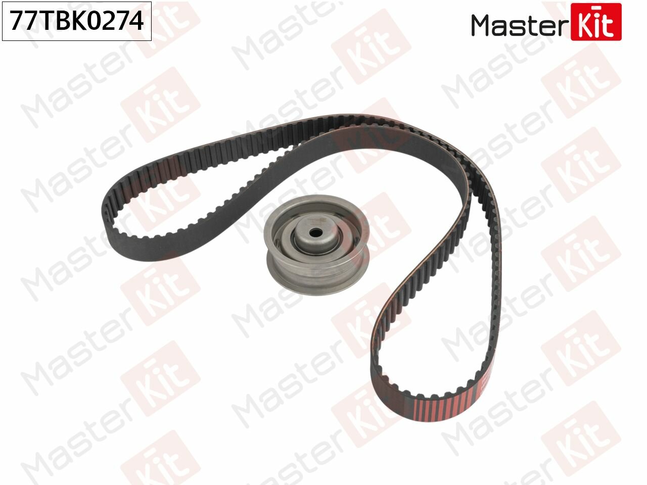 Комплект ремня ГРМ Audi 808C2B4 91-95VW Golf III1H5 93-99 MasterKit 77TBK0274