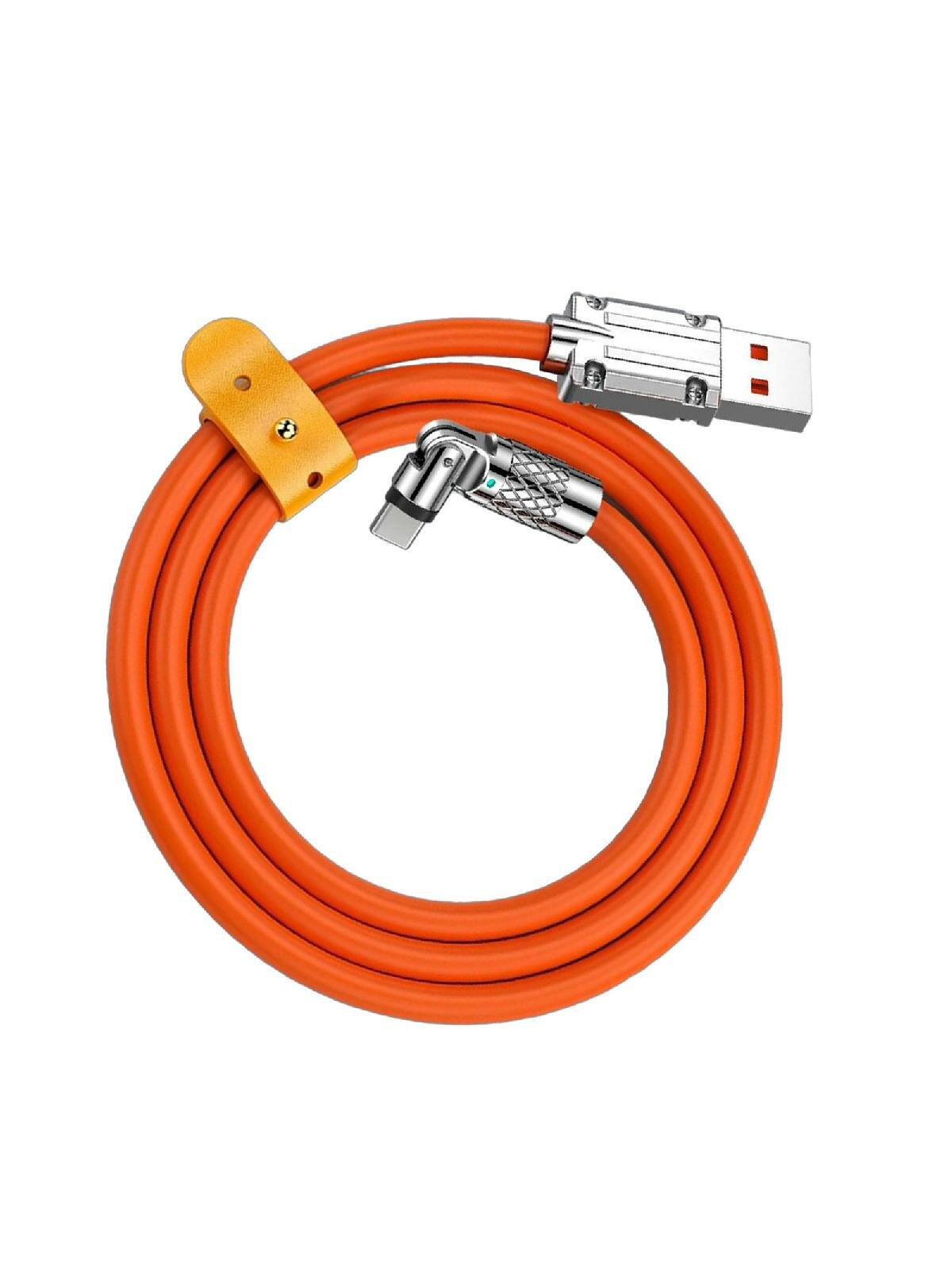 120 Вт Кабель для быстрой зарядки USB Type C с поворотом на 540 градусов для мобильного телефона