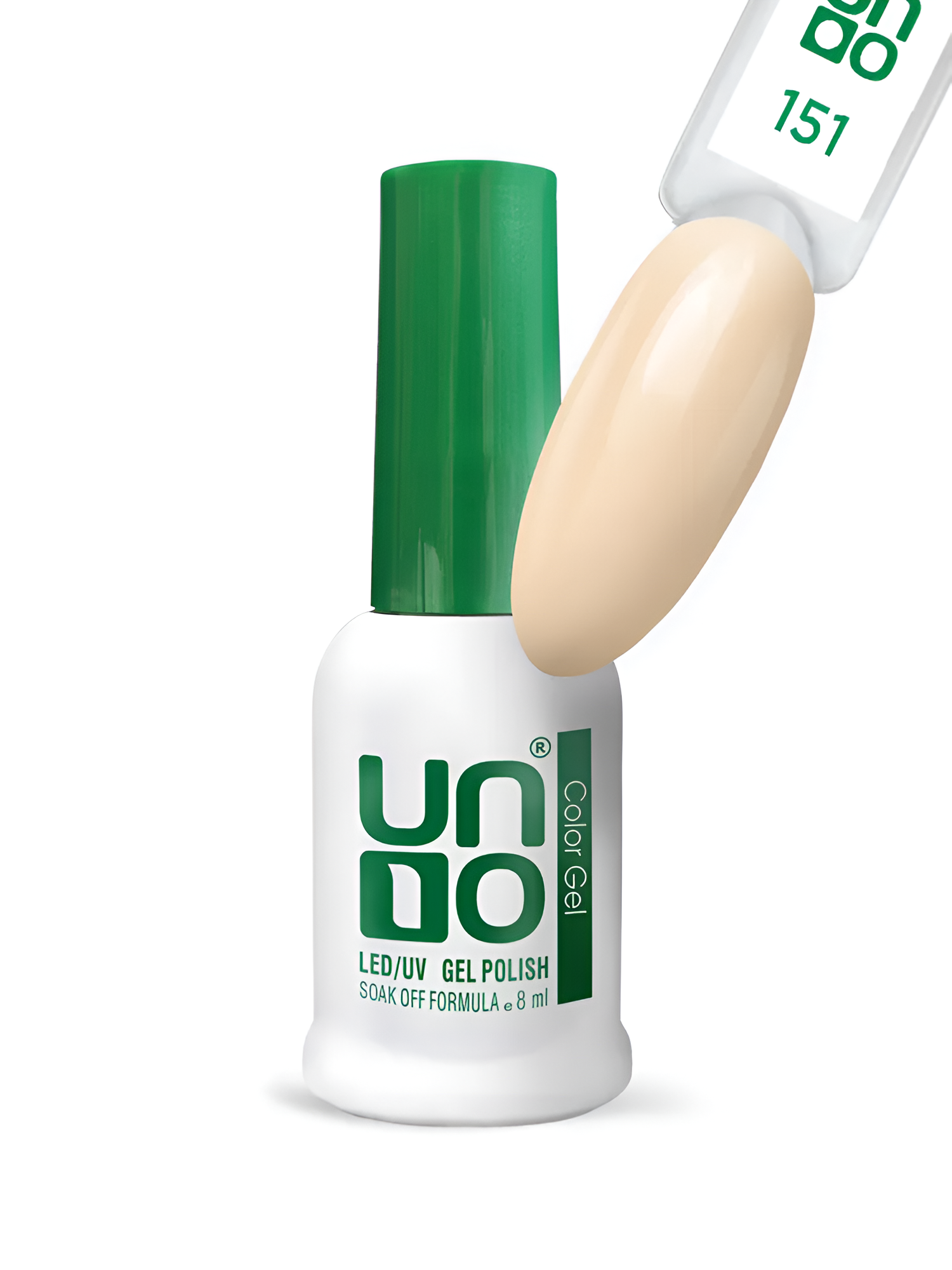 Гель-лак Uno Bubbles - 151 Ваниль - Vanilla, для ногтей, 8 гр
