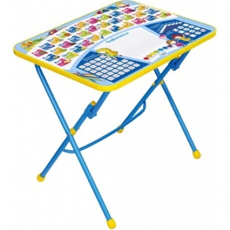 Стол детский складной "Умница" (с тематич. рисунком) 60*45 см СУ1