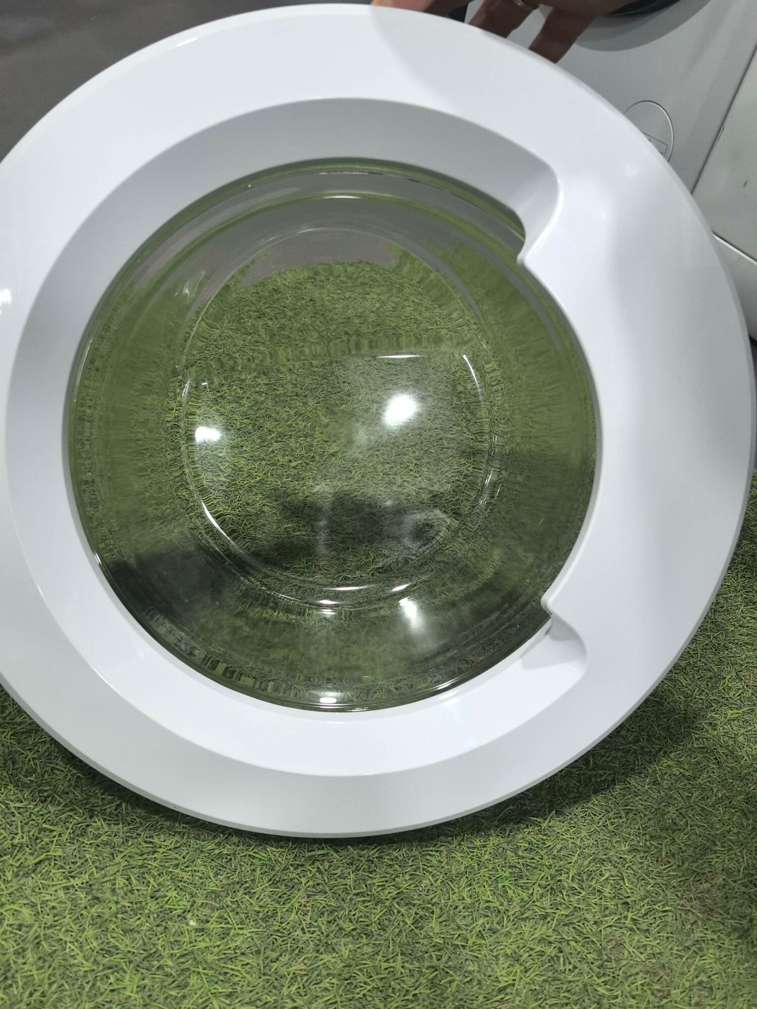 Люк в сборе для стиральной машины Hi, подходит на ряд моделей , снята с новой машины Hi WM610W