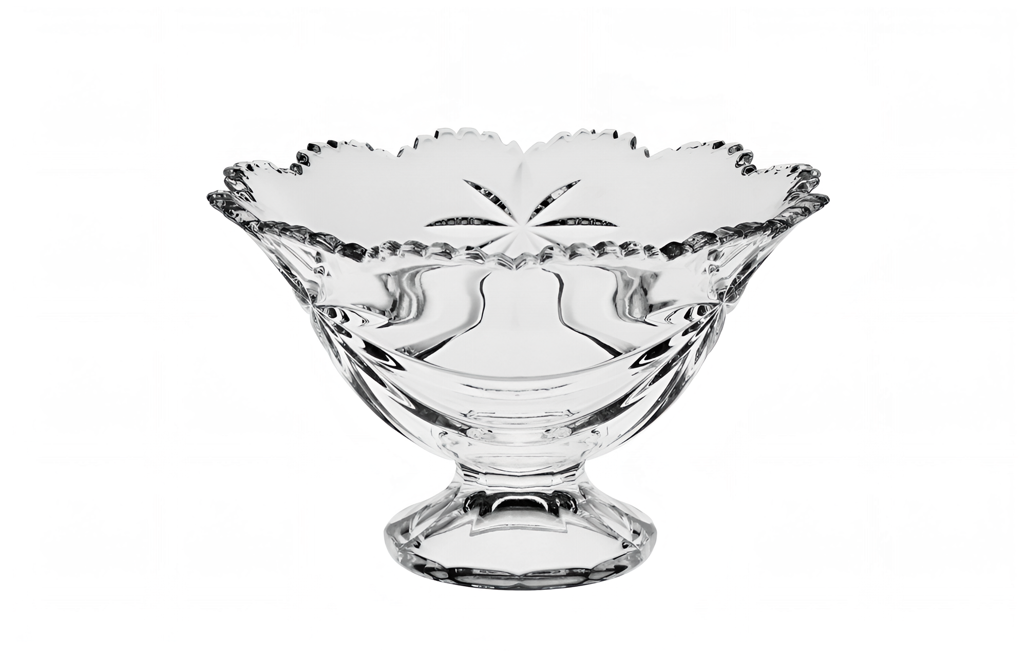 Салатник на ножке "RIBBON", 13,5 см, хрусталь, Crystal Bohemia/ БПХ581
