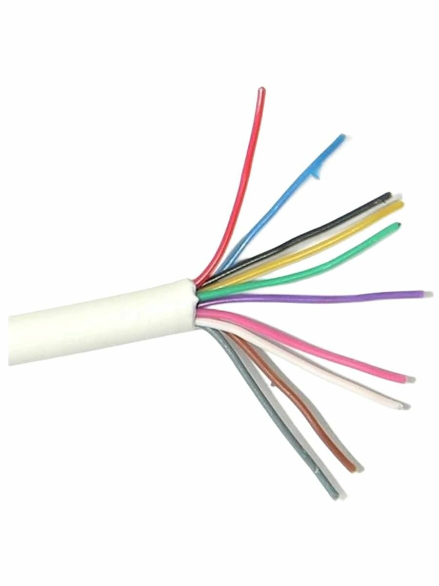 Кабель КСПВ 10*0,40 мм для систем сигнализации и контроля доступа. 50 м. Производитель Паритет