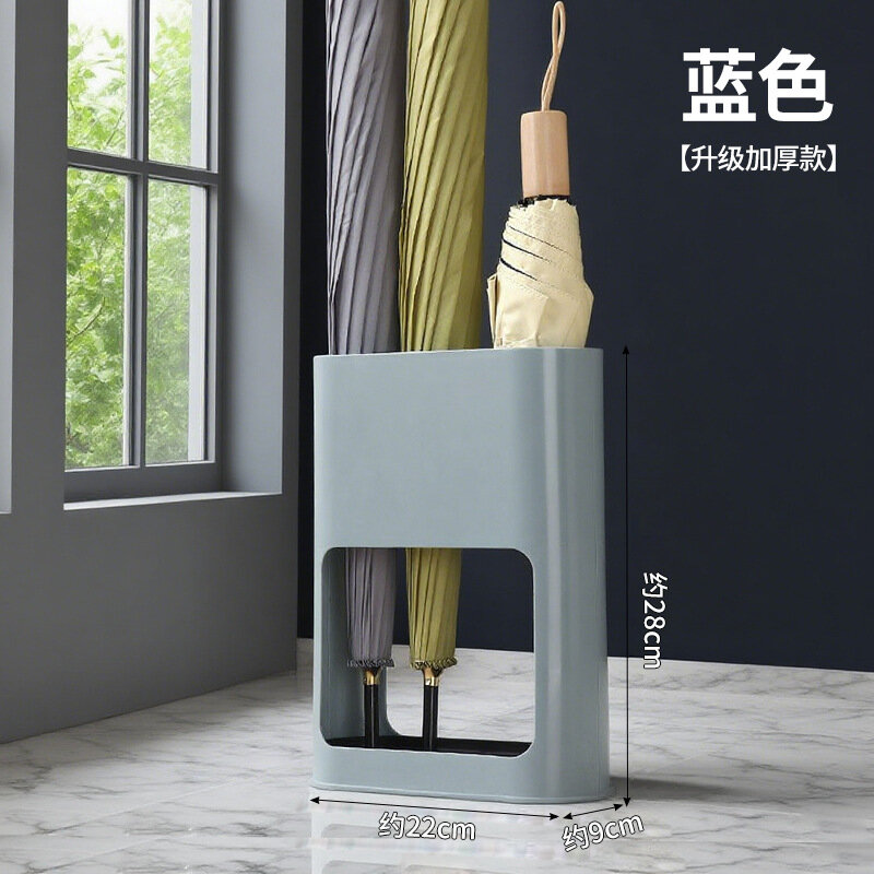 Стойка для хранения зонтов у входа в дом, держатель для зонтов, пластиковая стойка для дренажа дождевого снаряжения, ведро для зонтов для ежедневного использования
