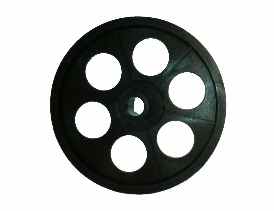Шкив для бетономешалки, наружный D-162мм, внутренний d-17, скос на валу, шт