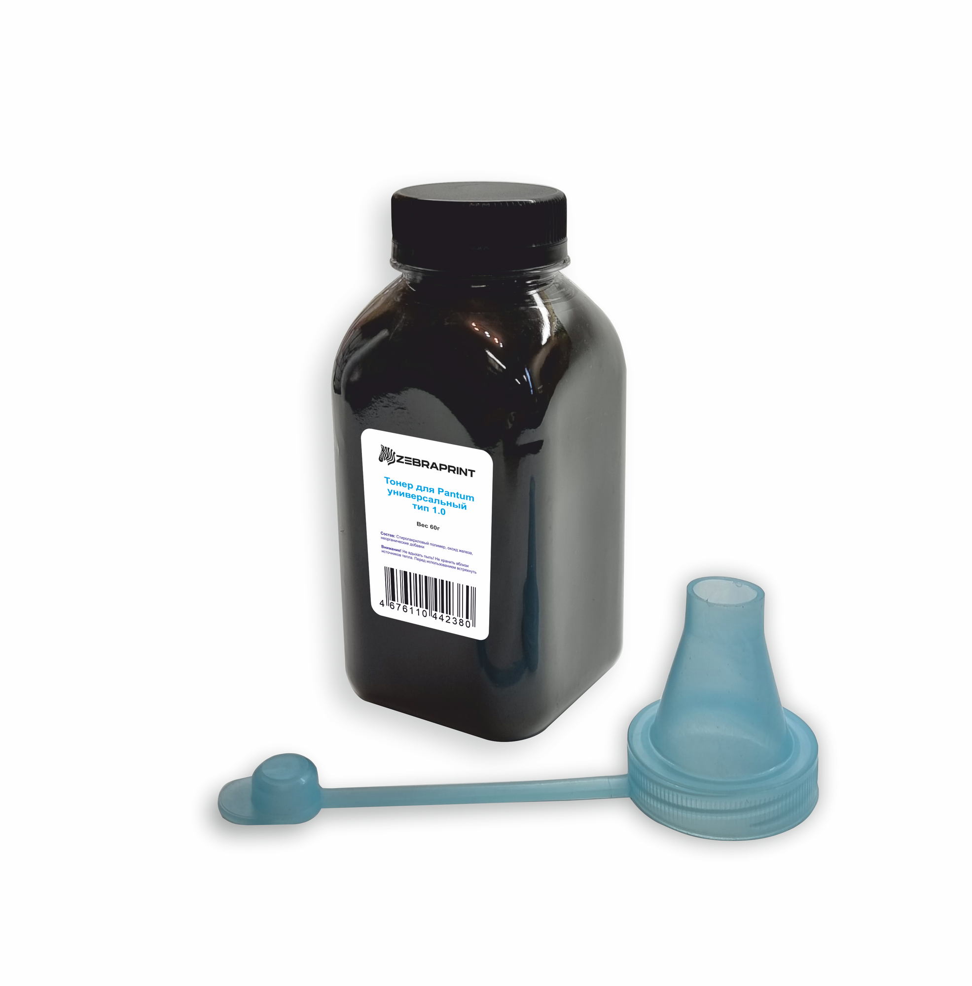 Тонер универсальный для заправки картриджей Pantum, с воронкой, 60г