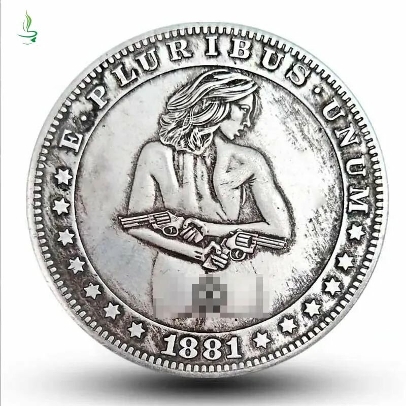 1 антикварная монета с памятным значком американской бездомной сексуальной красавицы, подходящая для сбора подарков