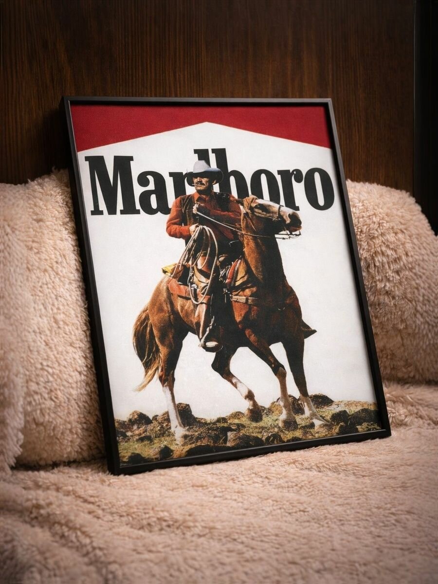 Постер в стиле ретро Мальборо/плакат винтажная интерьерная печать