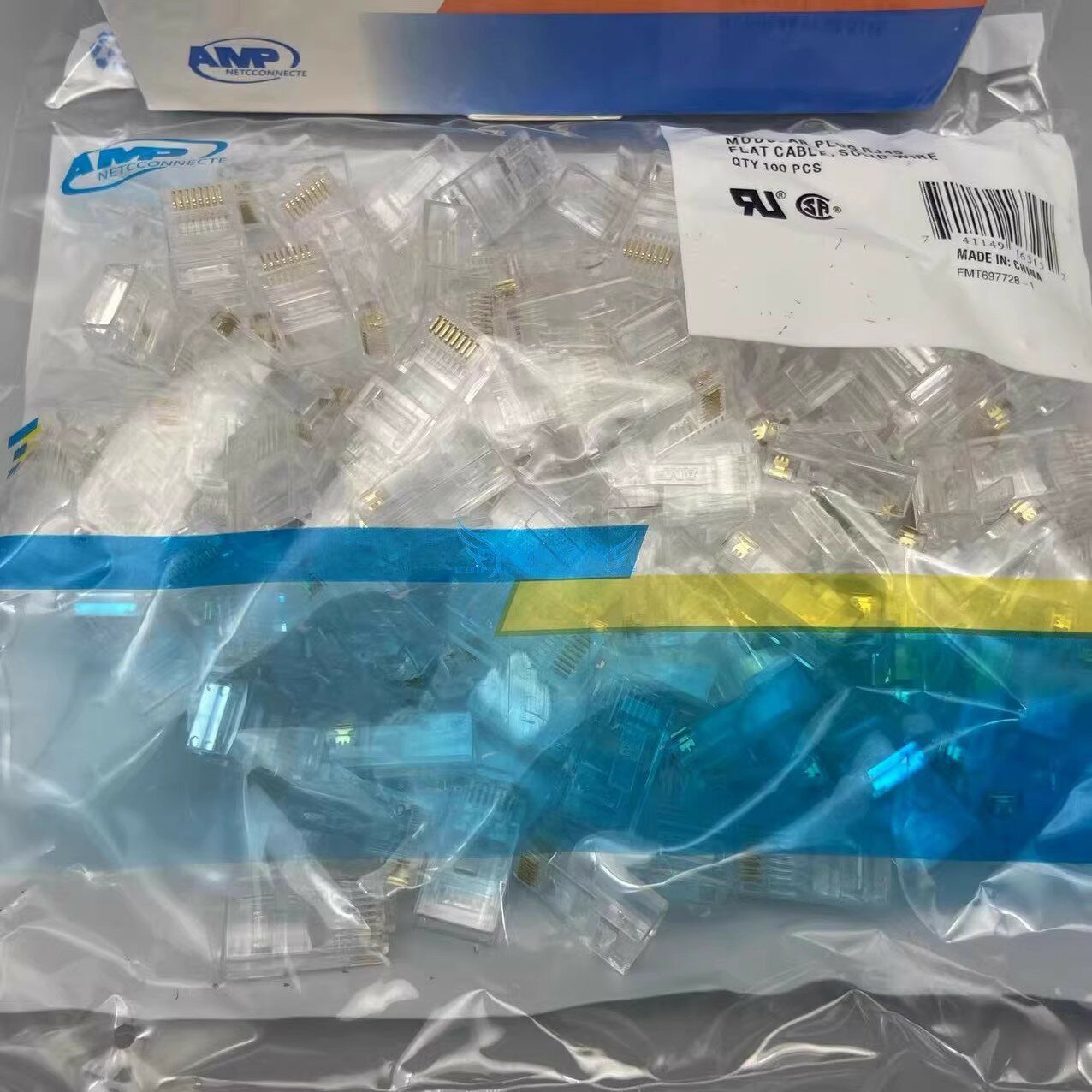 Совместимый AMP RJ45 позолоченный Cat5e кристальный головной экранированный гигабитный Cat6 компьютерный сетевой кабель кристальный головной