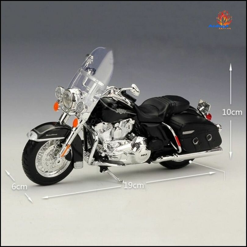 Эксклюзивная модель мотоцикла Harley Davidson FLHRC Road King Classic 2013 в масштабе 1:12