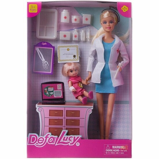 Кукла Defa Lucy На приеме у доктора, 2 вида в коллекции, 8348d