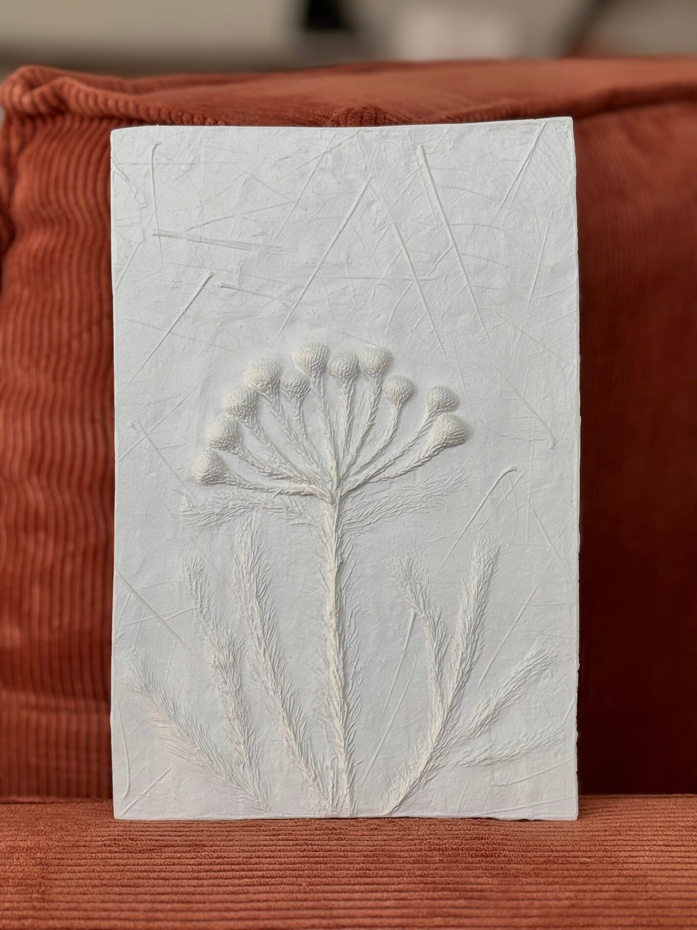 Панно 17х26х2 см, гипсовый декор на стену