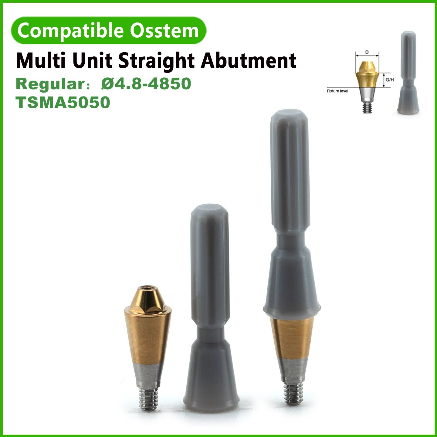 Мультиблок Osstem, титановый сплав, класс 5 TSMA5020M