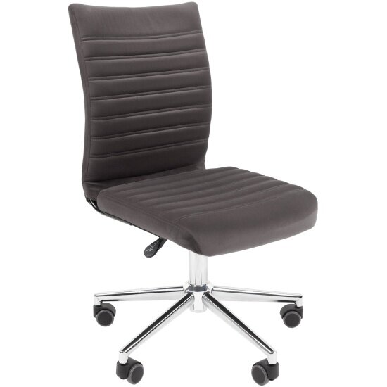 Кресло офисное Chairman 033 Россия ткань велюр T-55 серый