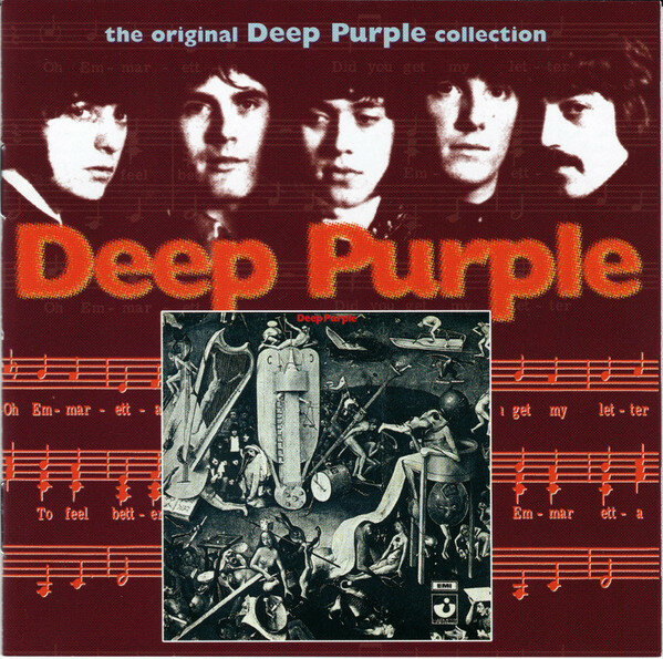 DEEP PURPLE - Deep Purple, 1969, 12-page, CD-Аудио