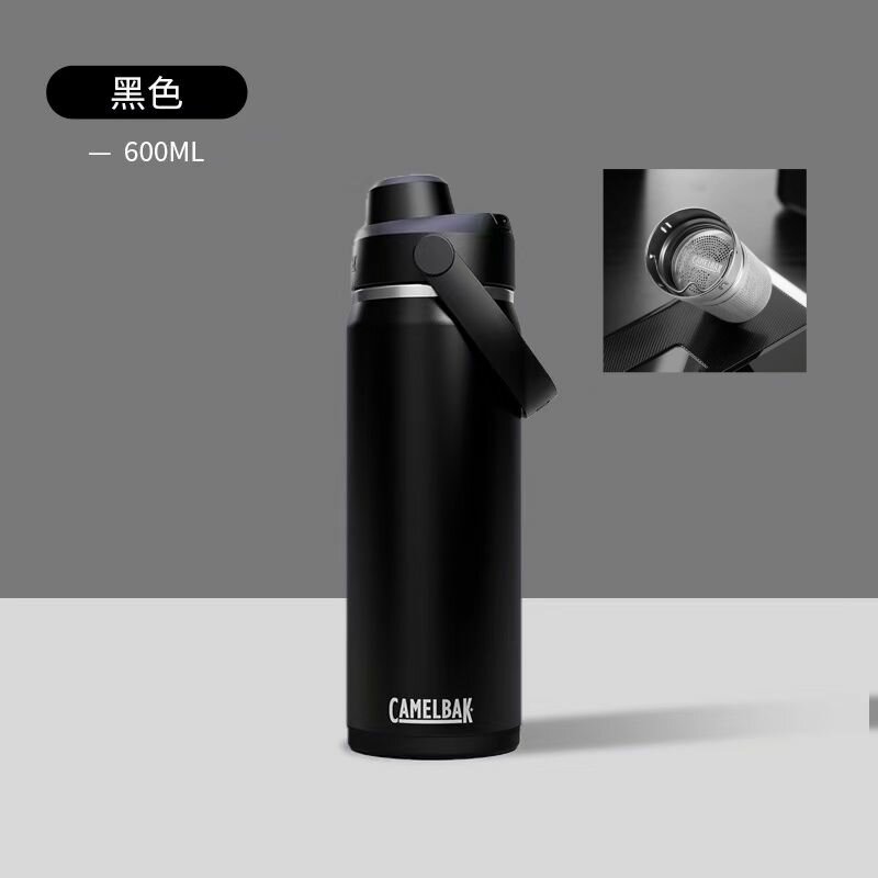 Термокружка CamelBak, 0,6л, вакуумная, нержавеющая сталь, черная