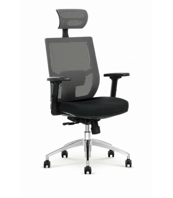 Кресло компьютерное Halmar ADMIRAL (черный/серый)