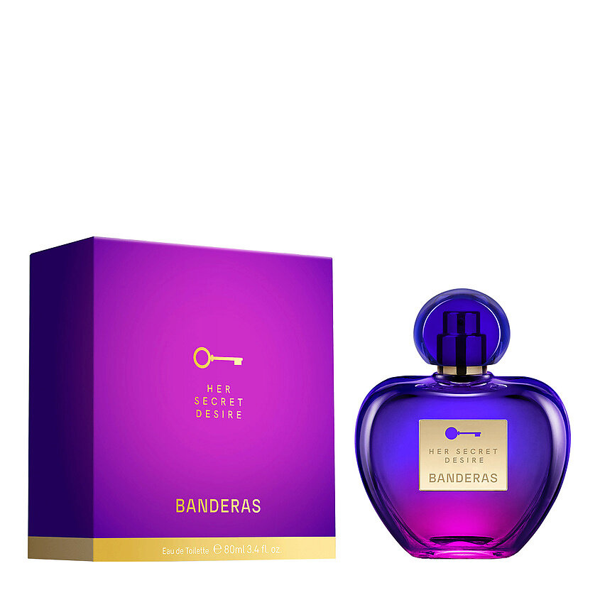 Туалетная вода BANDERAS "Her Secret Desire", древесные ноты, 80мл