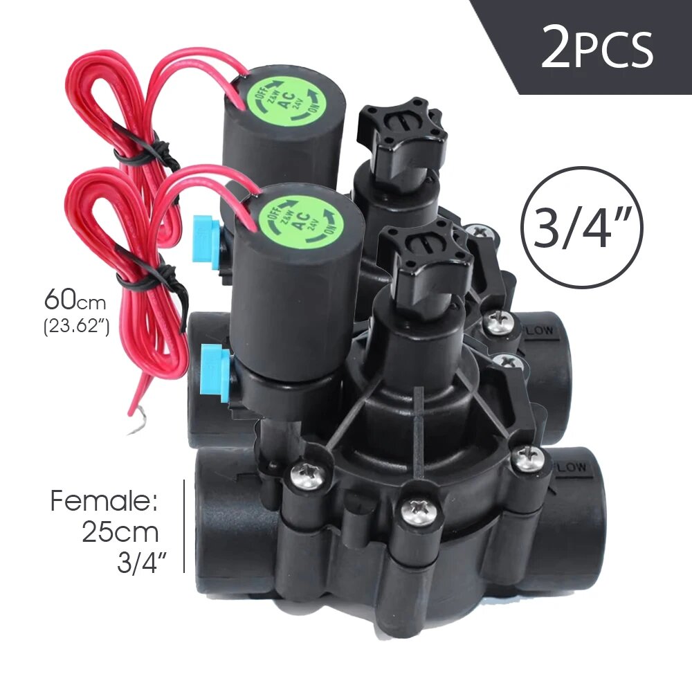 Электромагнитный клапан для полива 4 зоны, 3/4", G-Valve-3I4 Incn