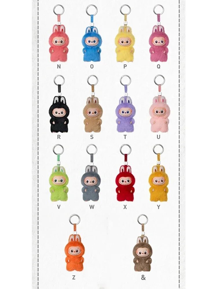 POP MART Labubu The Monsters Pin Цвет: 14, Стиль N-Z