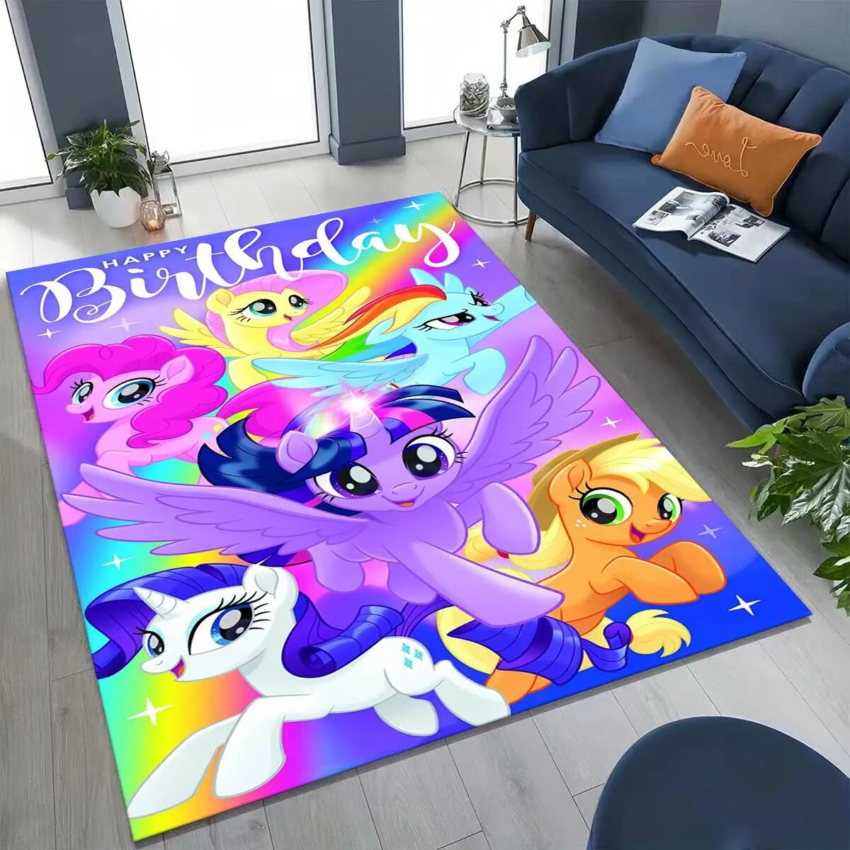 Коврик My Little Pony Unicorn MINISO 230x160cm( 90x62in ), 10