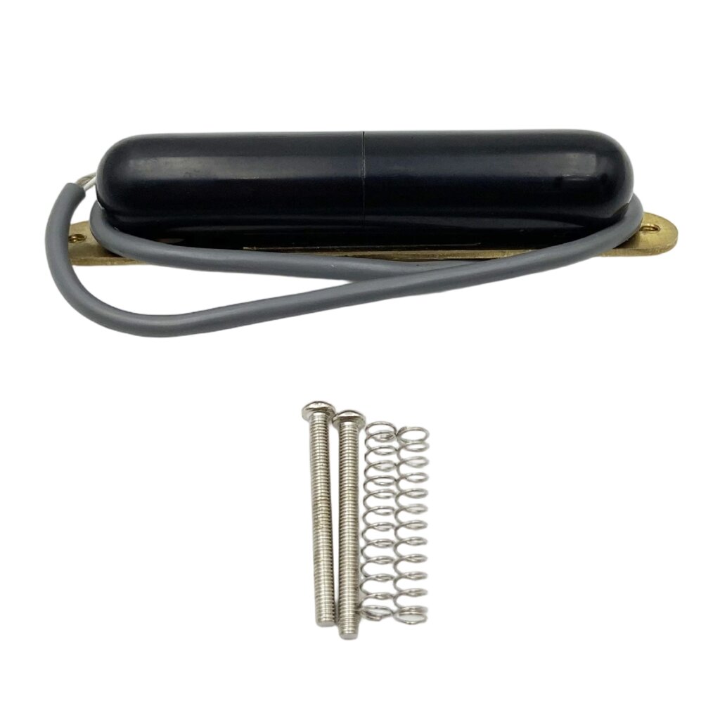 Электрогитара в форме губной помады с одним звукоснимателем и одной катушкой-черный