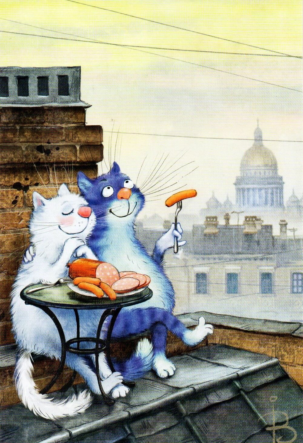 Алмазная живопись "Синий кот", 5D, круглая, 40x50 см. Производитель: Brose Art.