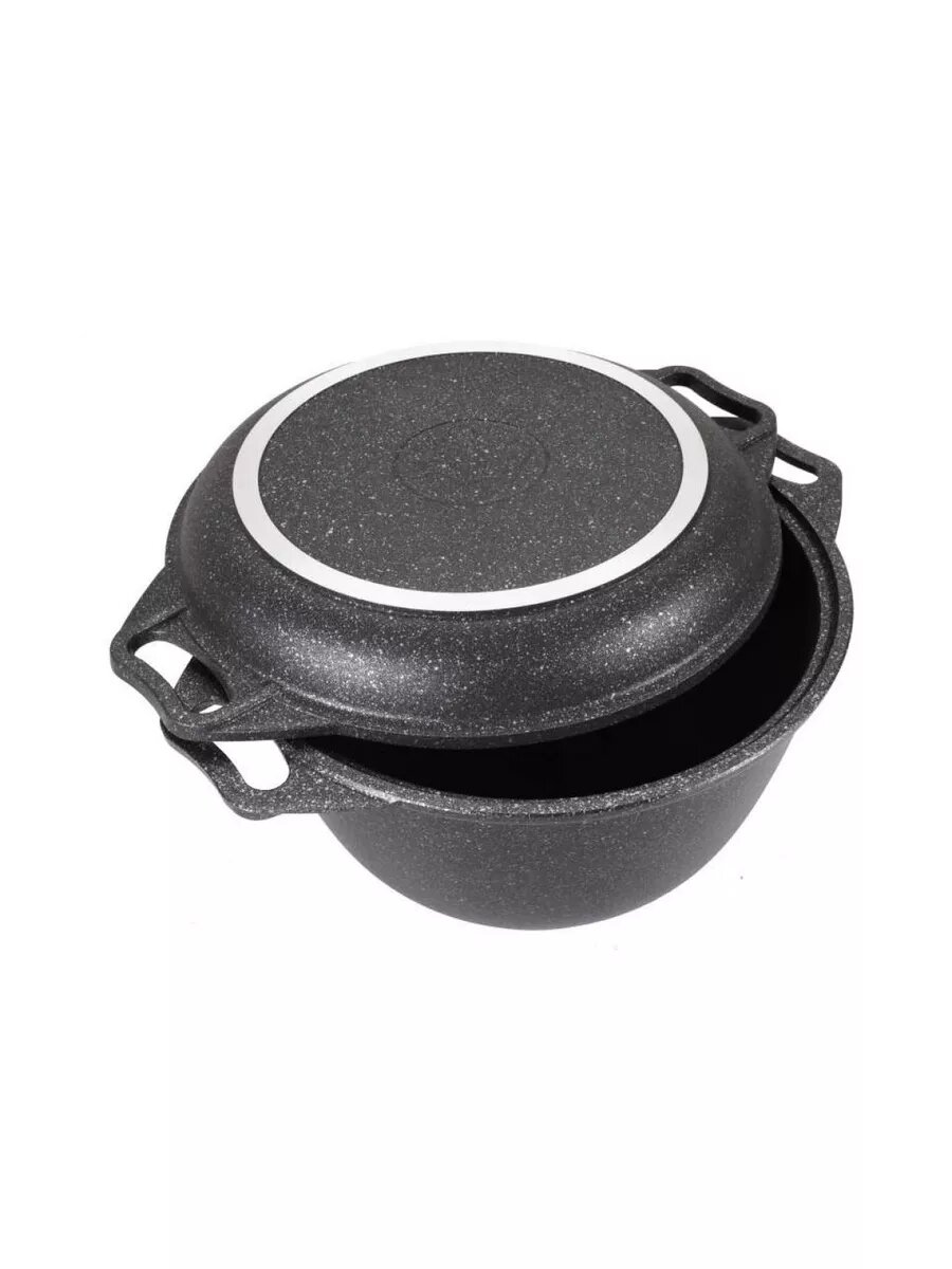 Казан Kukmara Мрамор алюминиевый, с антипригарным покрытием, 3 л