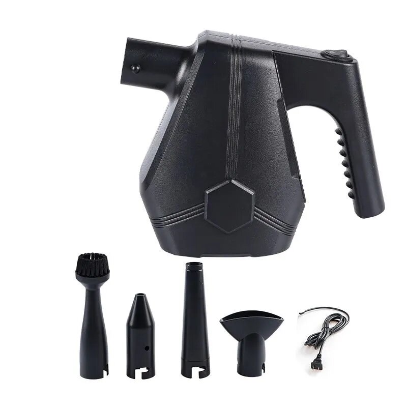 Воздуходувка Для Компьютера 220в 500вт с насадками, ручная, для дома и авто