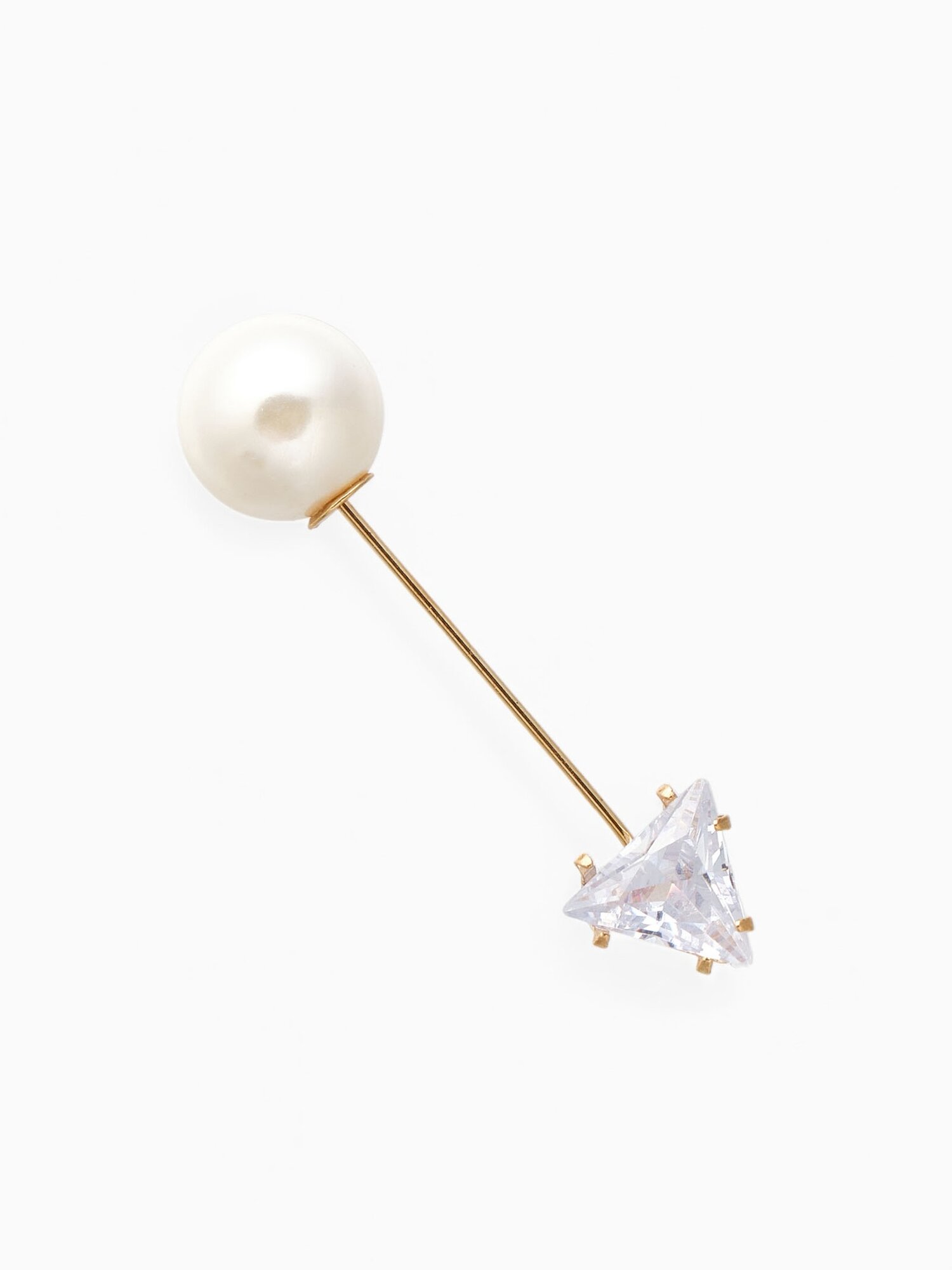 Брошь, циркон